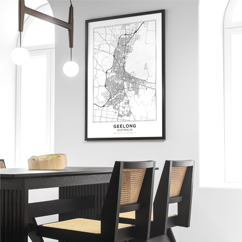 Map Prints & Wall Art Posters | Print and Proper Australia – Print and ...