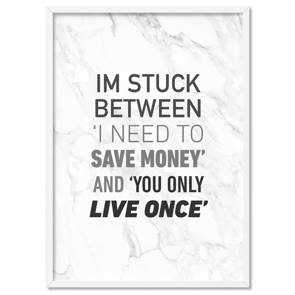 Minimal Quote Print. Saving Money Quote. Home Decor Poster – Print and ...